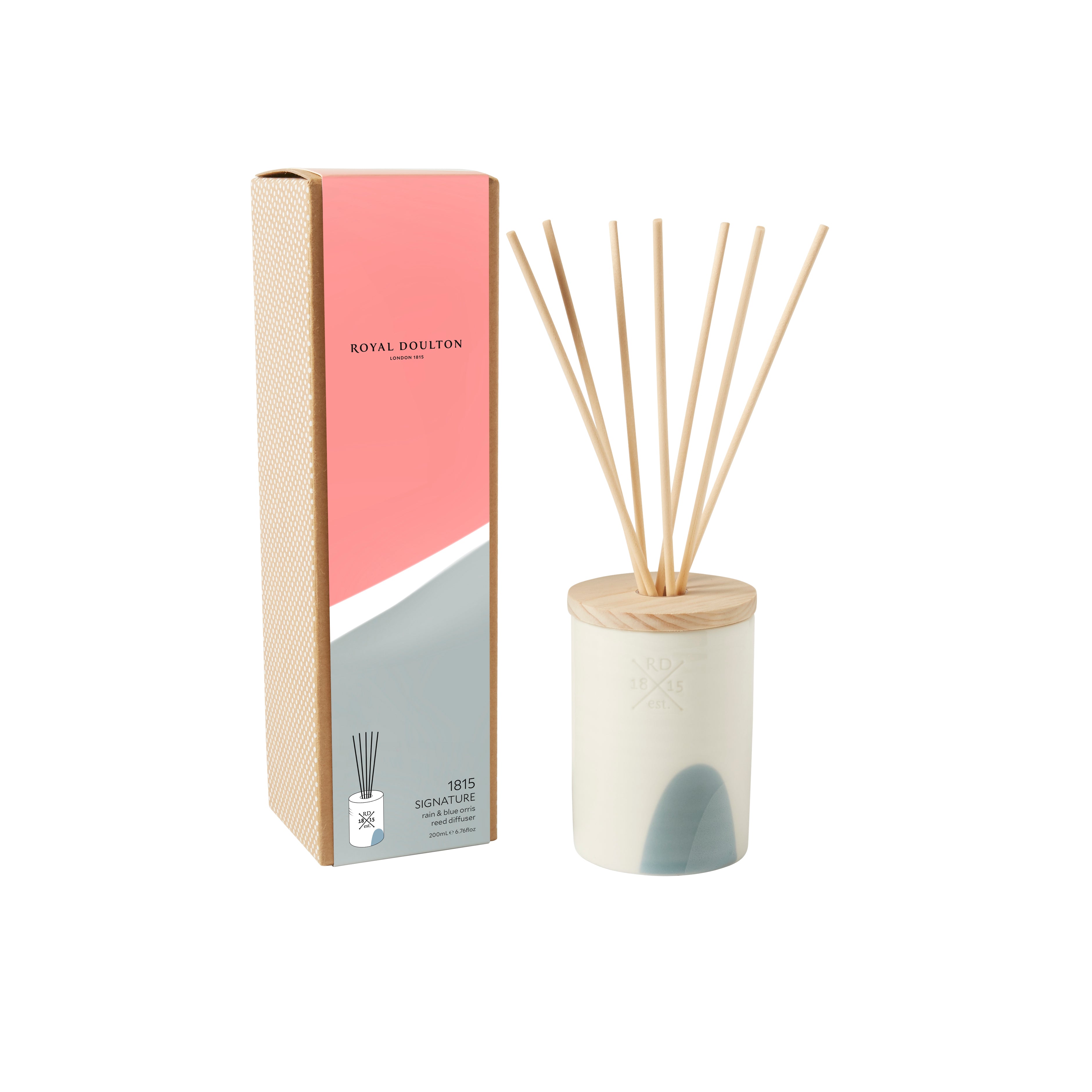 Signature Rain & Blue Orris Reed Diffuser 200mL – Royal Doulton Fragrances