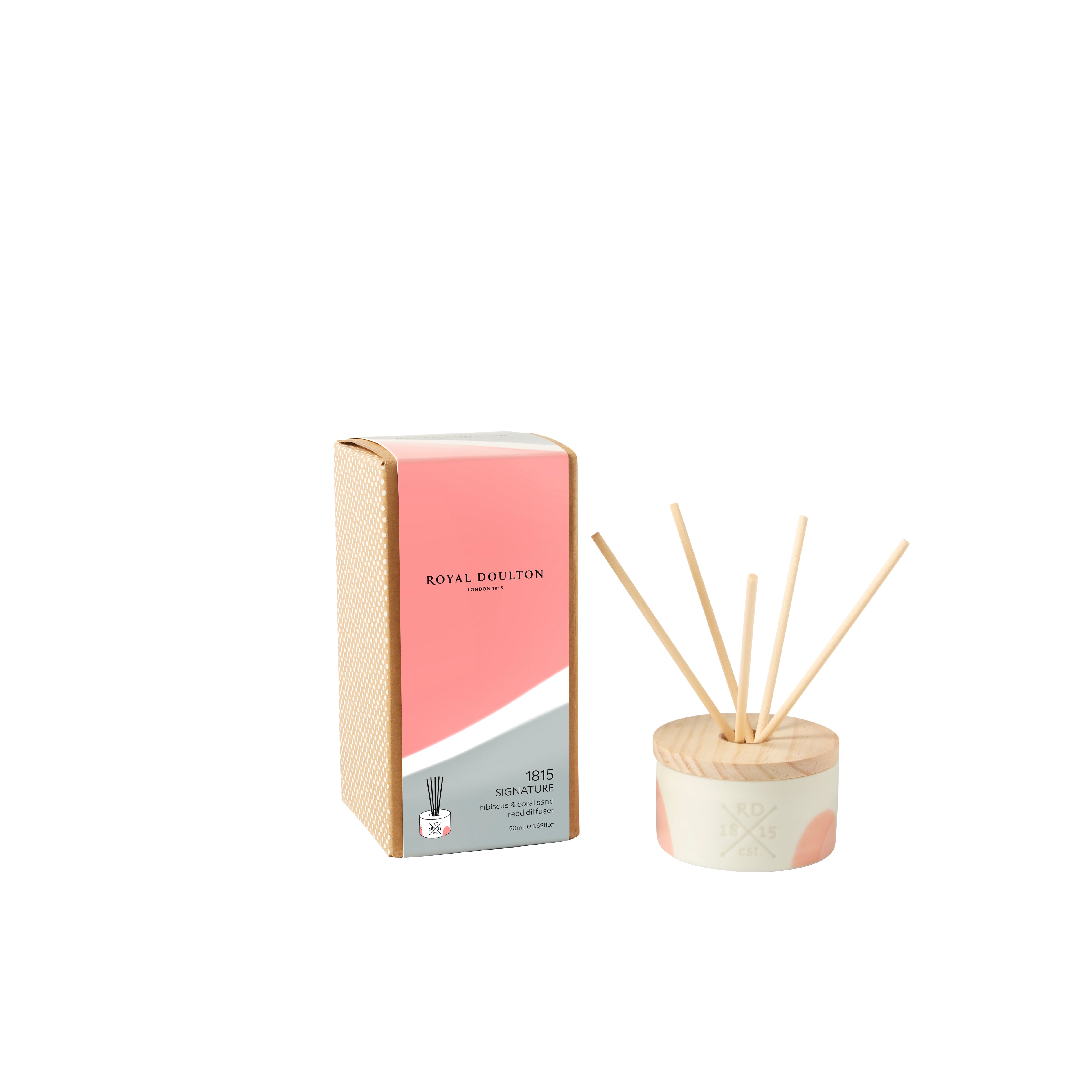 Signature Hibiscus & Coral Sand Mini Reed Diffuser 50mL – Royal Doulton ...